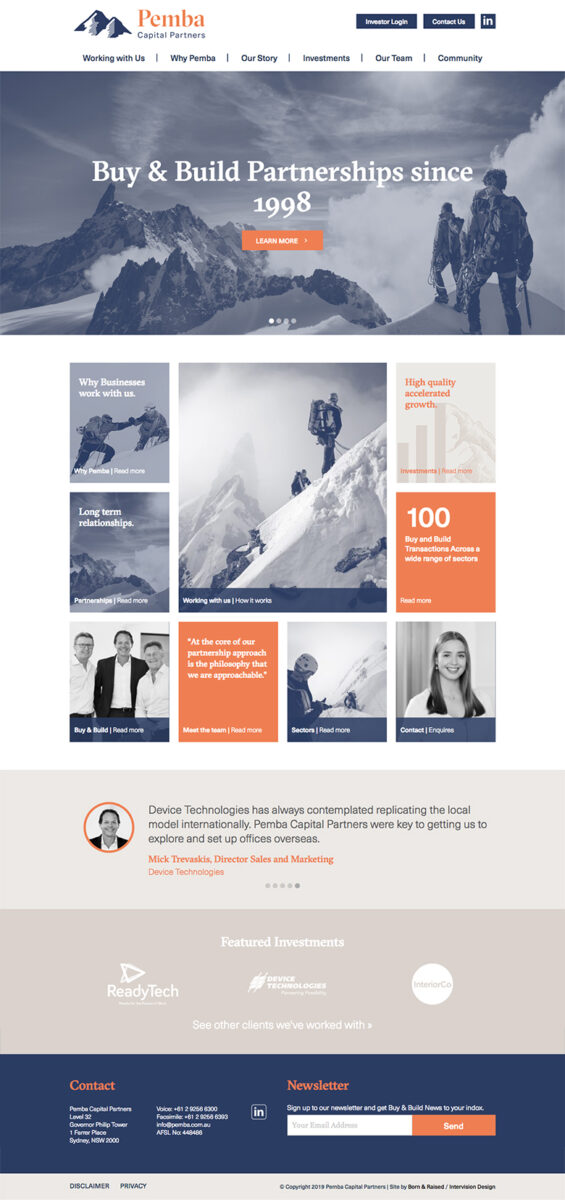 Pemba Capital Partners - Intervision Design Avalon Sydney